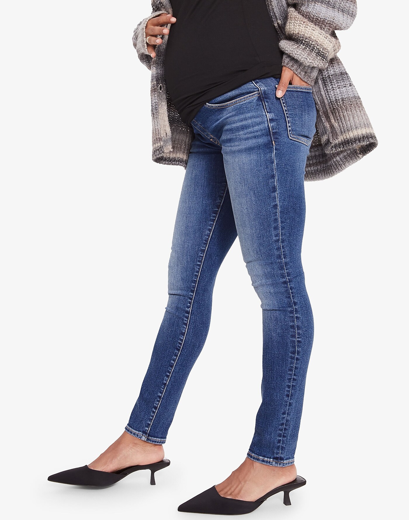 HATCH Collection The Over The Bump Slim Maternity Jean - Madewell